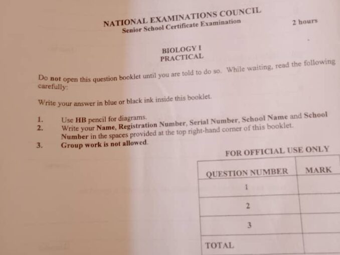Neco 2025 Agric Practical Question And Answer