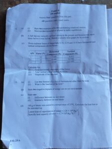 Neco 2025 Physics Question And Answer