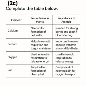 Waec GCE 2025 Biology Questions And Answers